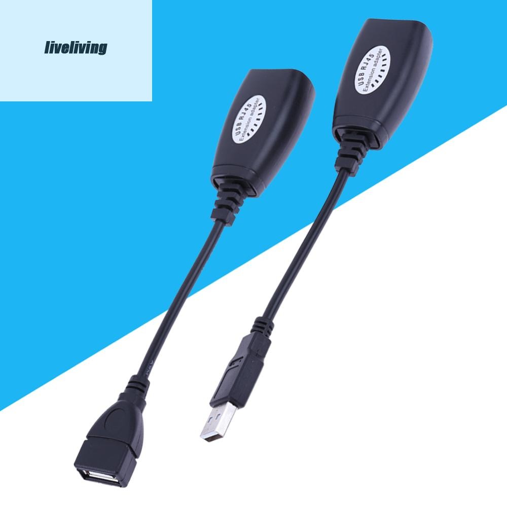 USB to RJ45 Extender USB 2.0 Extension Extender Adapter Up to 150ft ...