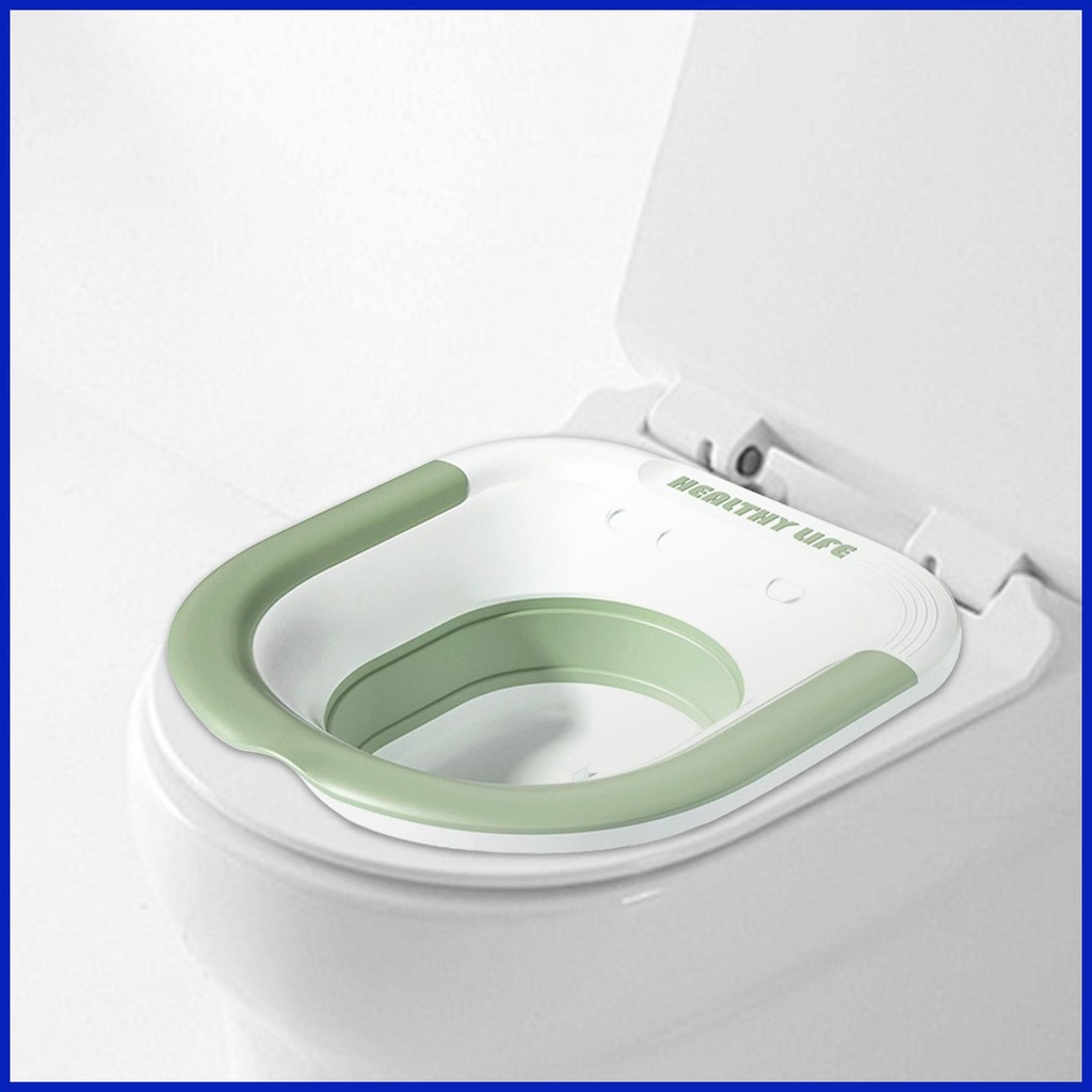 Folding Toilet Sitz Bath Ergonomic Sitz Bath Tub Portable Wash Basin ...