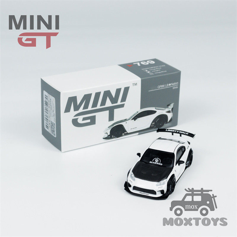 MINI GT 1:64 GR86 LB Nation White LHD Diecast Model Car | Shopee ...