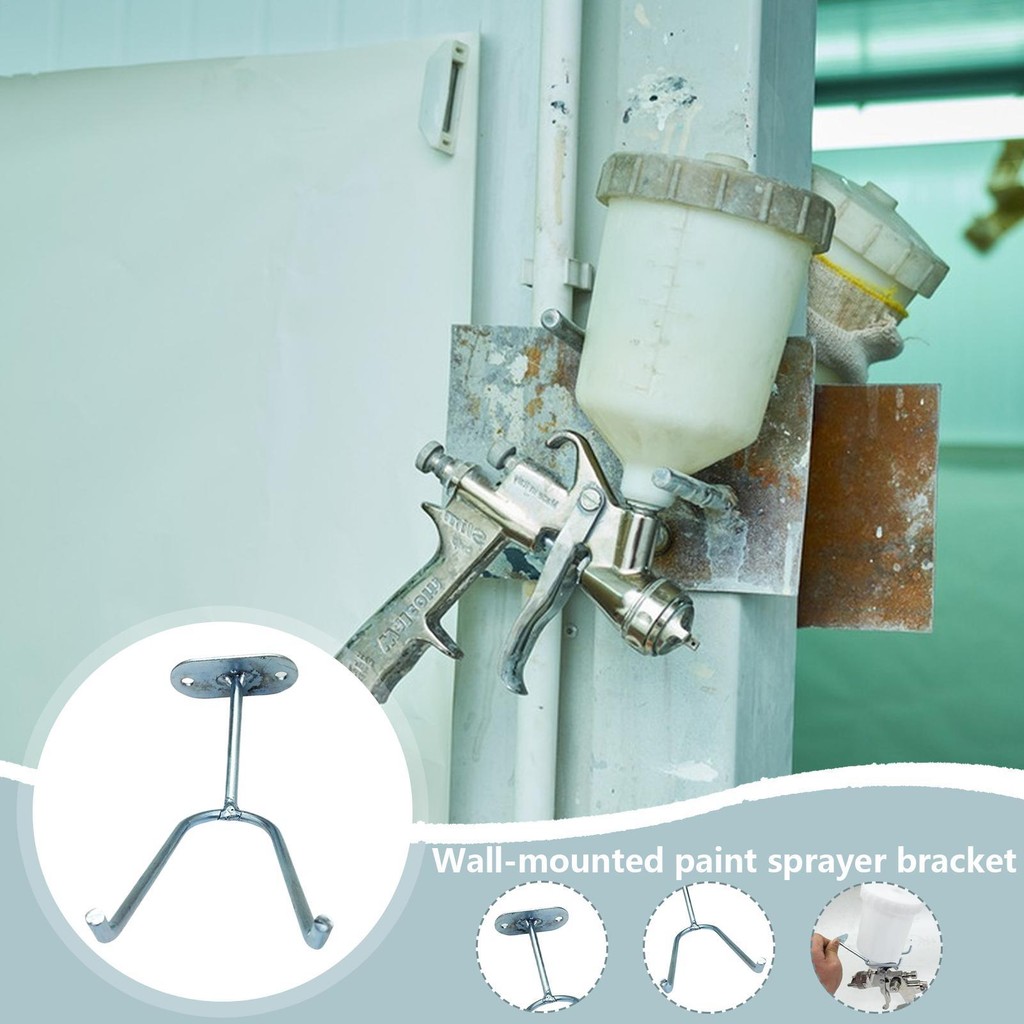 Painting Spray Gun Holder Wall-mounted Spray Gun Fixed Bracket Wall ...