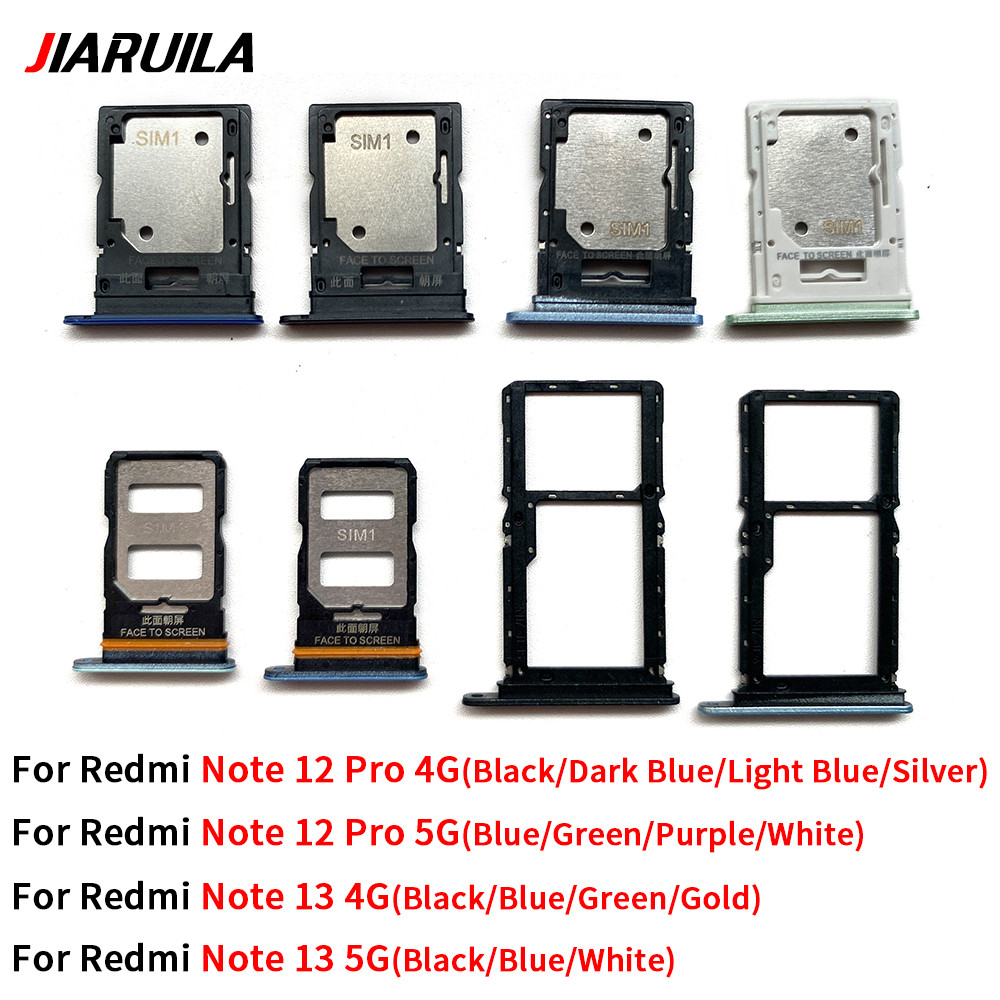 For Note 12 Pro 4G 5G Note 13 4G 5G SIM Card Tray Slot Holder ...