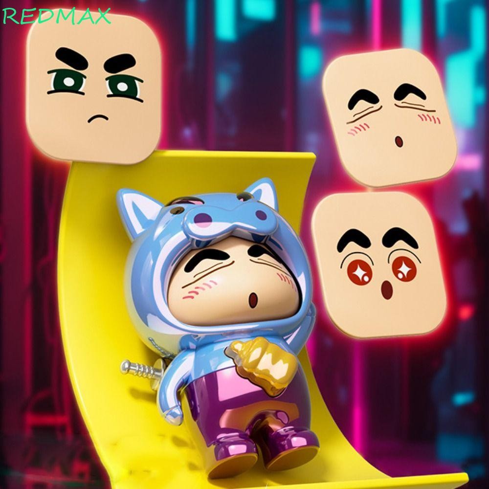 REDMAX Crayon Shin-chan Face Changing Doll, With Keychain Plastics Shin ...