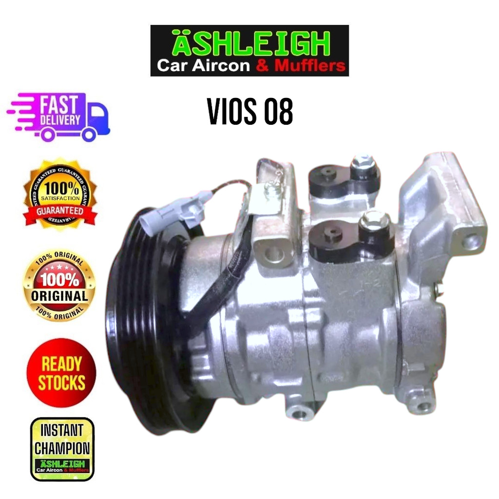 Toyota Vios 08 batman Car Aircon Compressor Dnso | Shopee Philippines