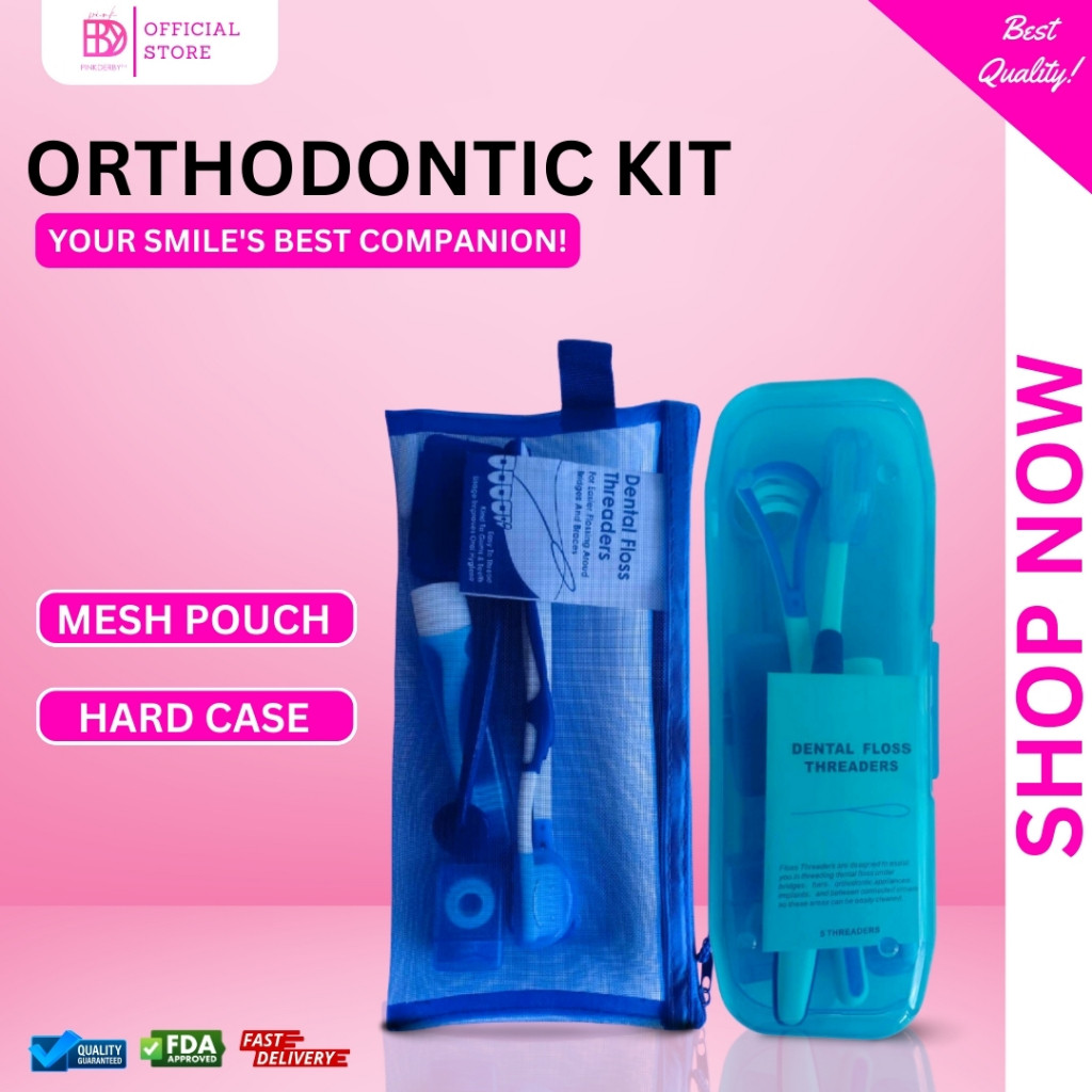 Pinkderby Dental 10pcs Ortho Kit Mesh Pouch Travel Kit | Shopee Philippines