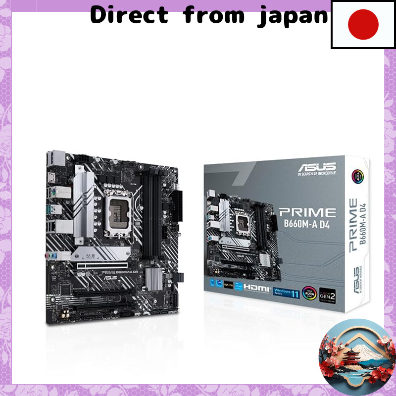 ASUS INTEL 12th Generation CPU Compatible B660 Chipset mATX Motherboard ...