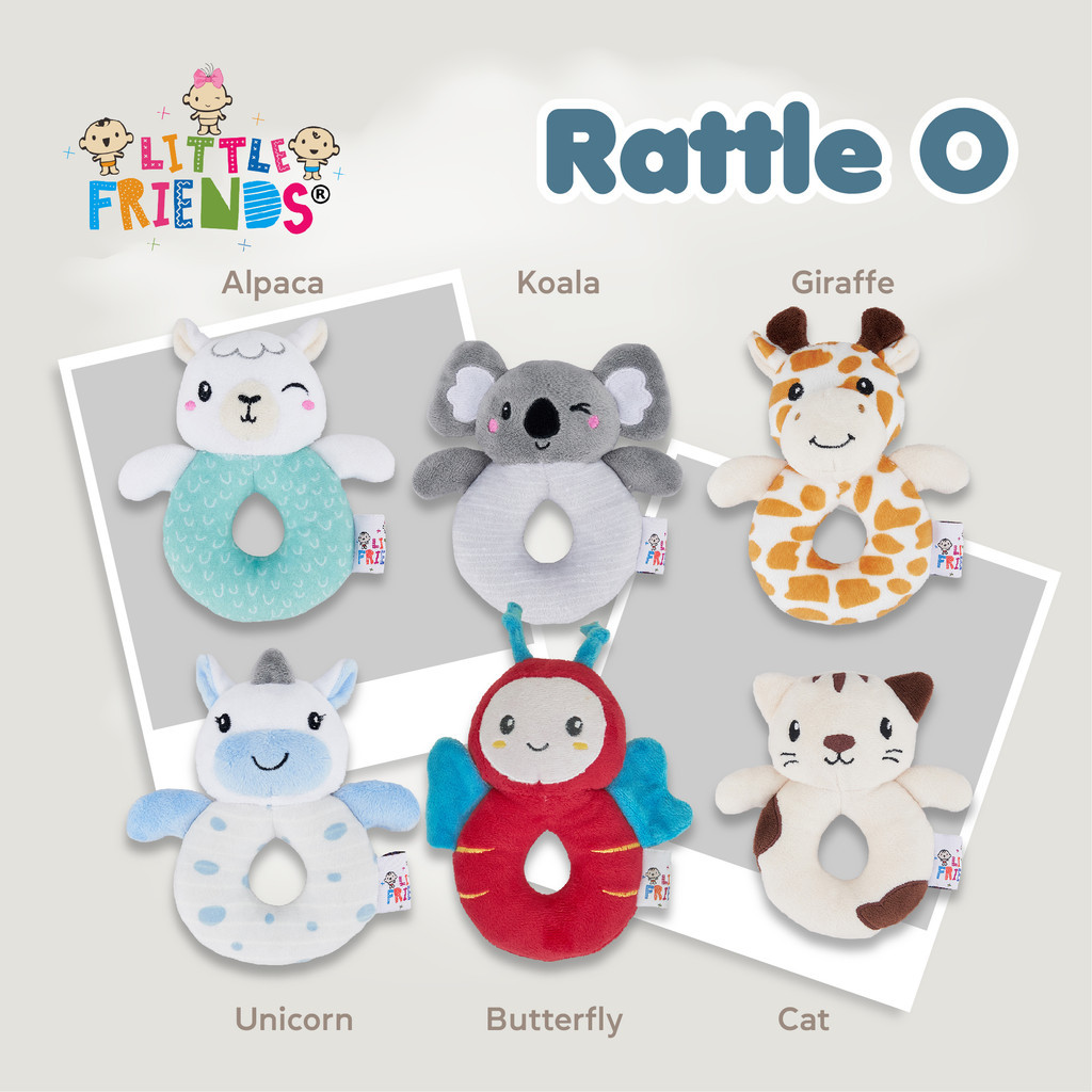 Little Friends Rattle Donut Animal Characters | Shopee Philippines