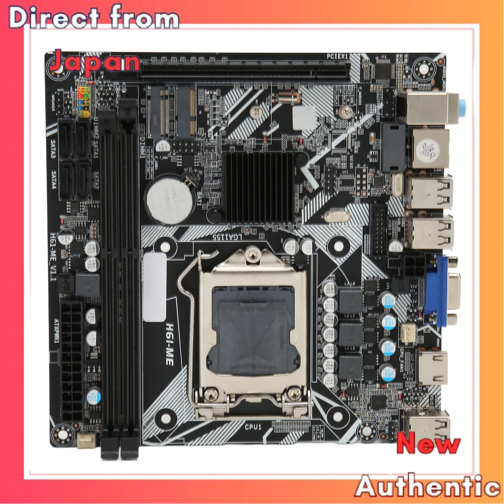 Acogedor H61 ME Mini ITX Motherboard, DDR3 LGA 1155 PC Mainboard Support NVME M.2 WiFi M.2 ...