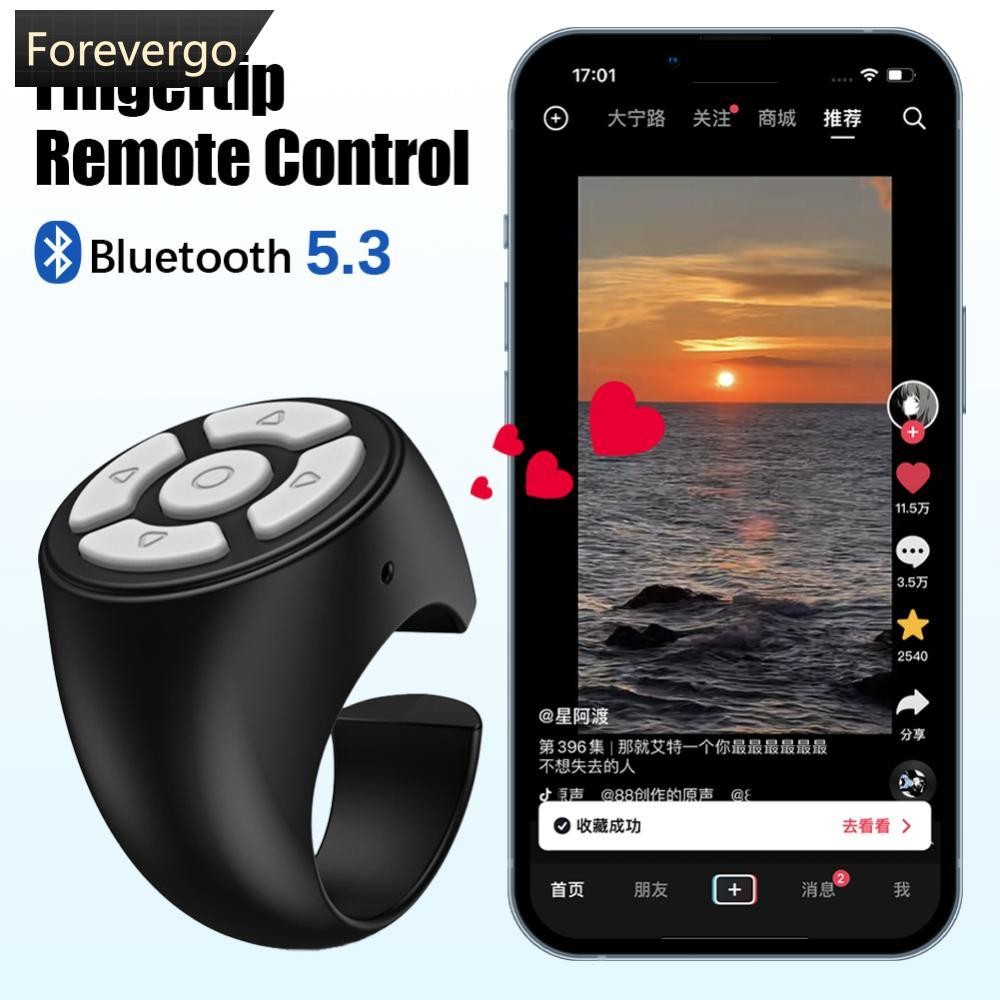FOREVERGO Portable Blutooth Remote Control Scrolling Finger Remote ...
