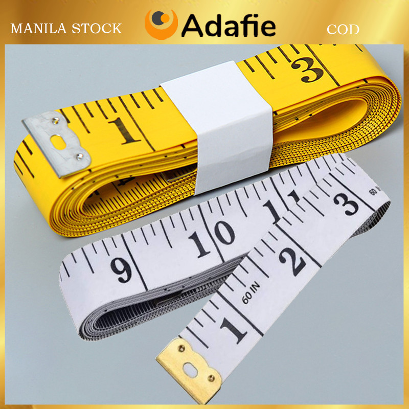 [Ada] 120 In/3 M Inch/Cm Double Scale PVC Fiber Measuring Tape Tailor ...