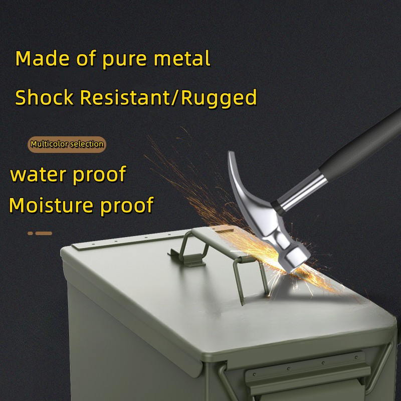 【COD】Ammo box 30/50/70 Brandnew Motorcycle modification box The metal ...