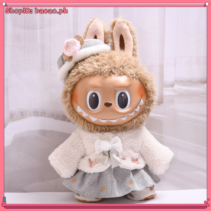38cm labubu Clothes 2024 Winter Belle Set For 38cm labubu | Shopee ...