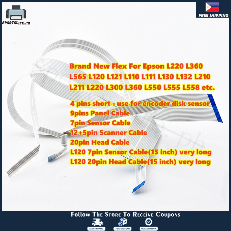 Print Head Cable Carriage Sensor Cable for Epson L365 L382 L110 L111 ...