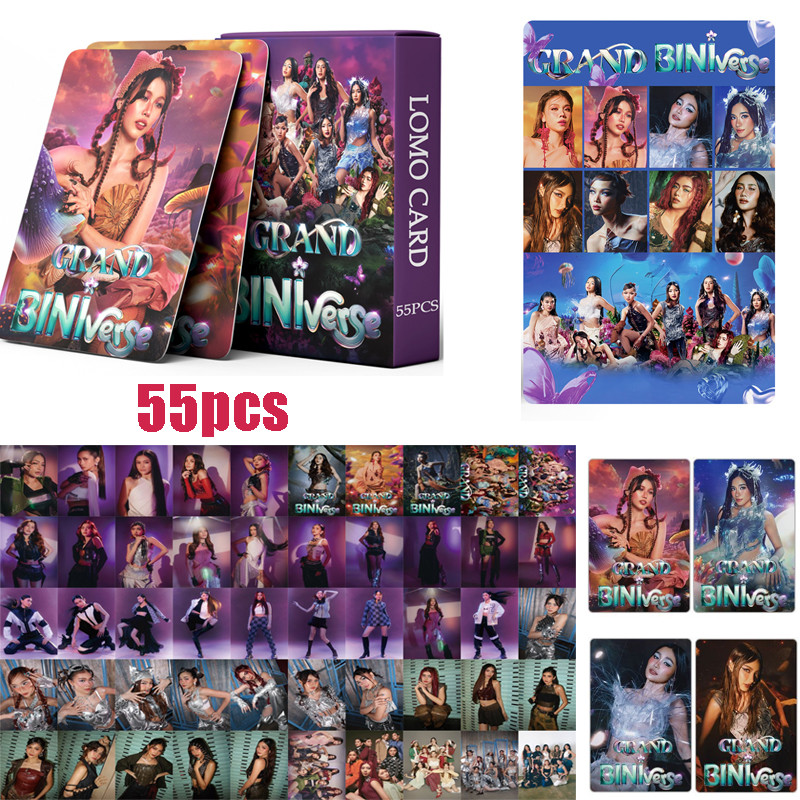 Bini Grand Biniverse Photocards Bini Lomo Card Photo Card Holographic ...