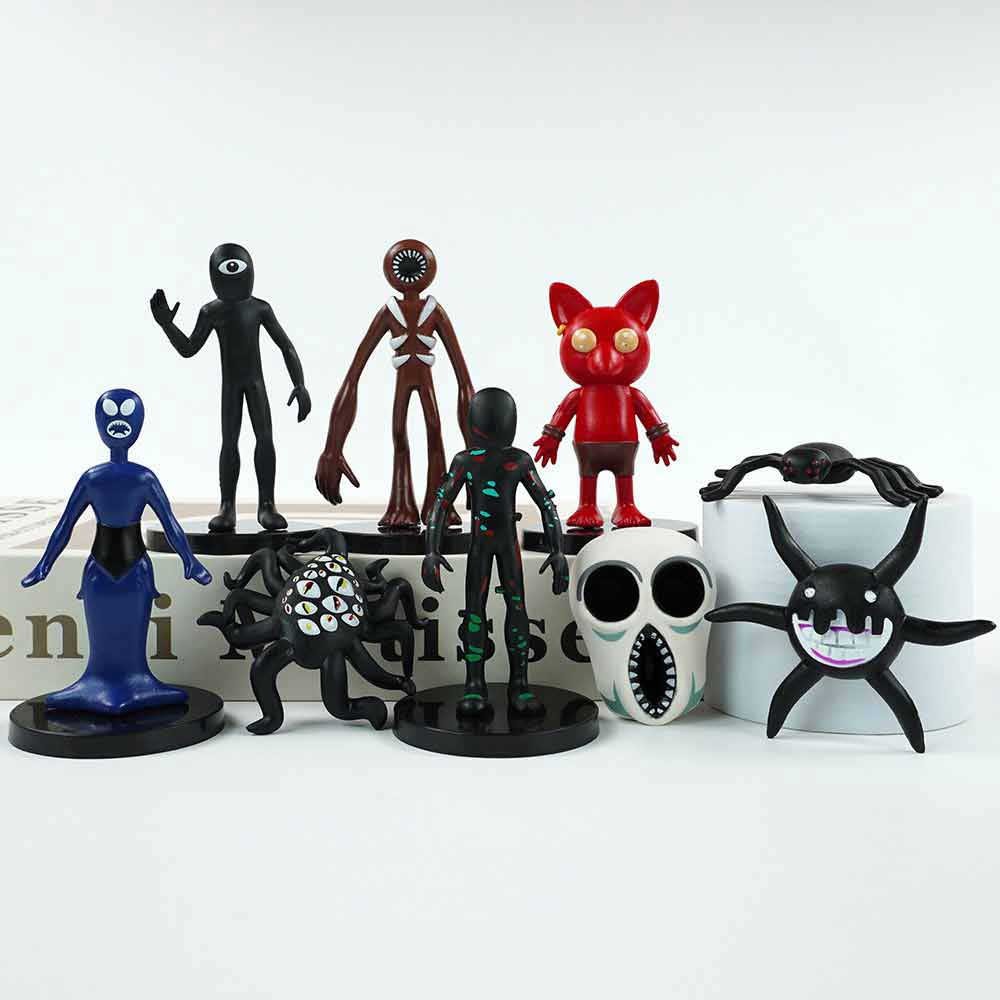 9Pcs The New Alien Creatures Roblox Doors Figure Escape The Door Game ...