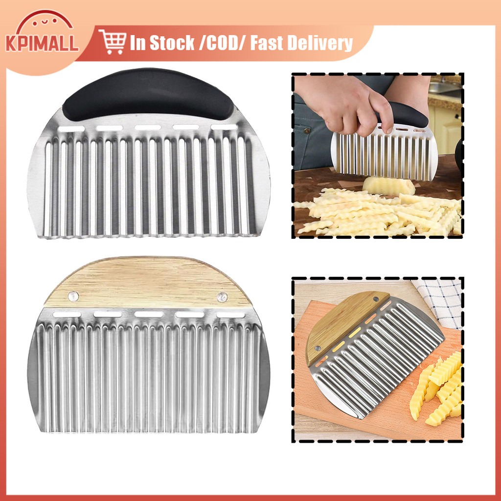 Wavy Cutter Multifunctional Cutter Carrot Potato Grid Slicer Stainless ...