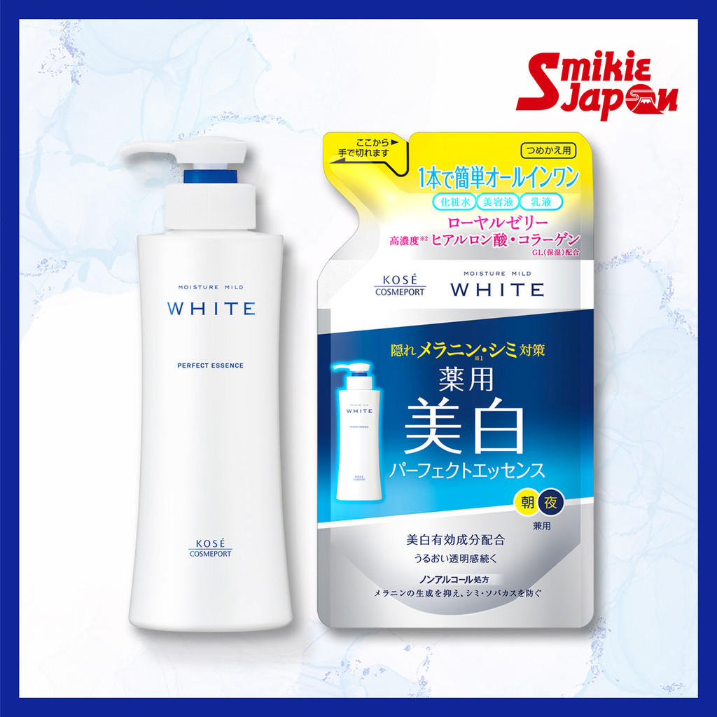 KOSE Moisture Mild White Perfect Essence 230ml at 200ml Direct From ...