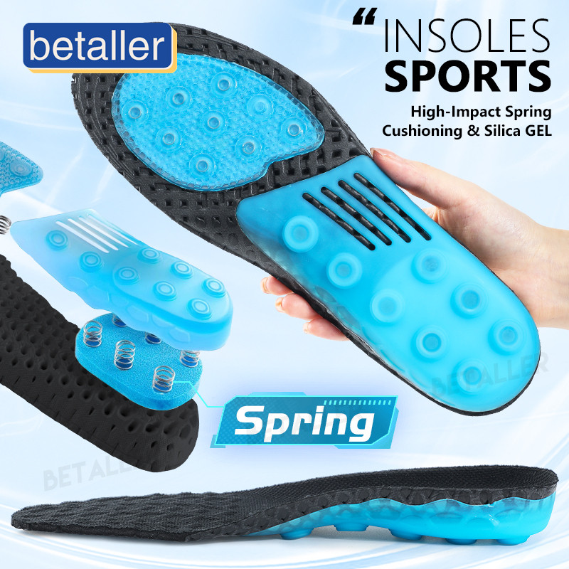 Spring Shoe Insole Basketball Elastic Upgrad Orthotic Arch Support Gel ...