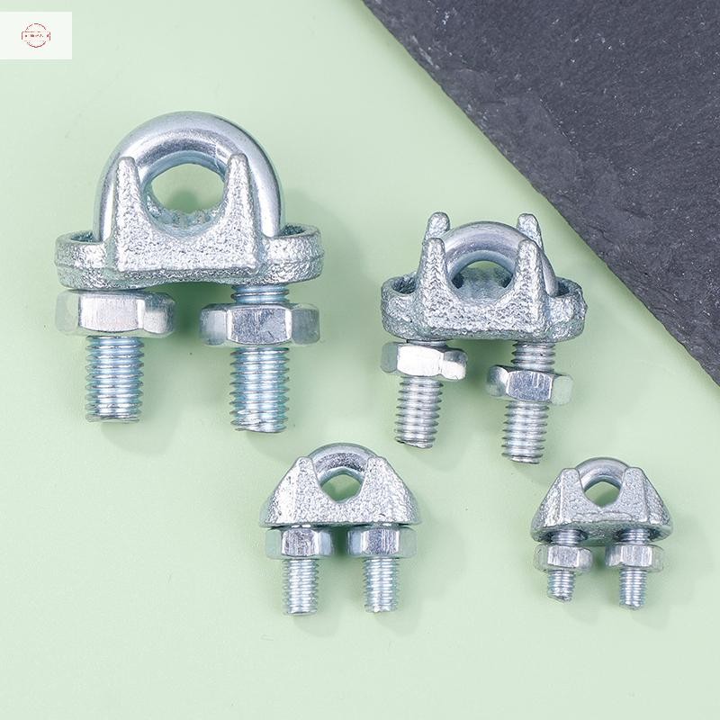 Sun 1pcs Silver A2 Stainless Steel U-bolt Type Wire Rope Clip M3 M5 M6 ...