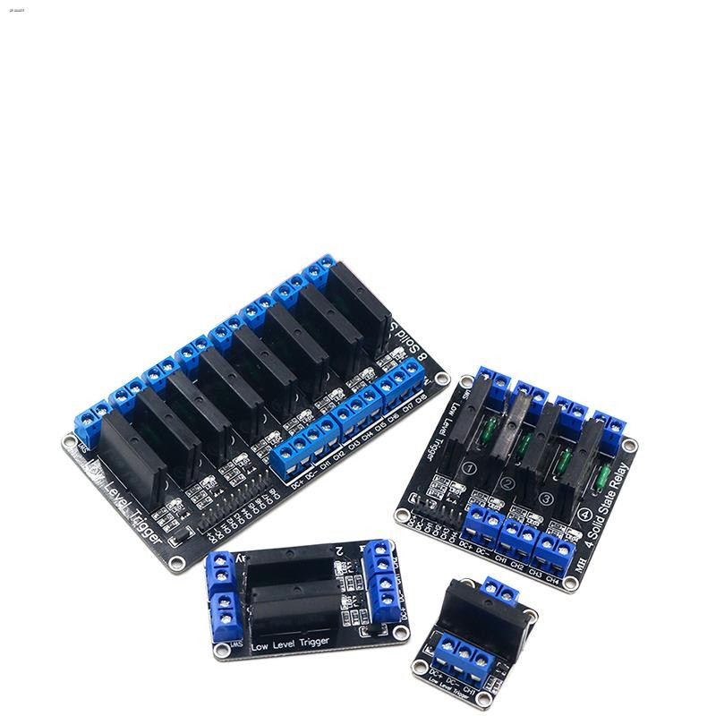 COD☆1/2/4/6/8 road 5V low level solid state relay module with fuse ...