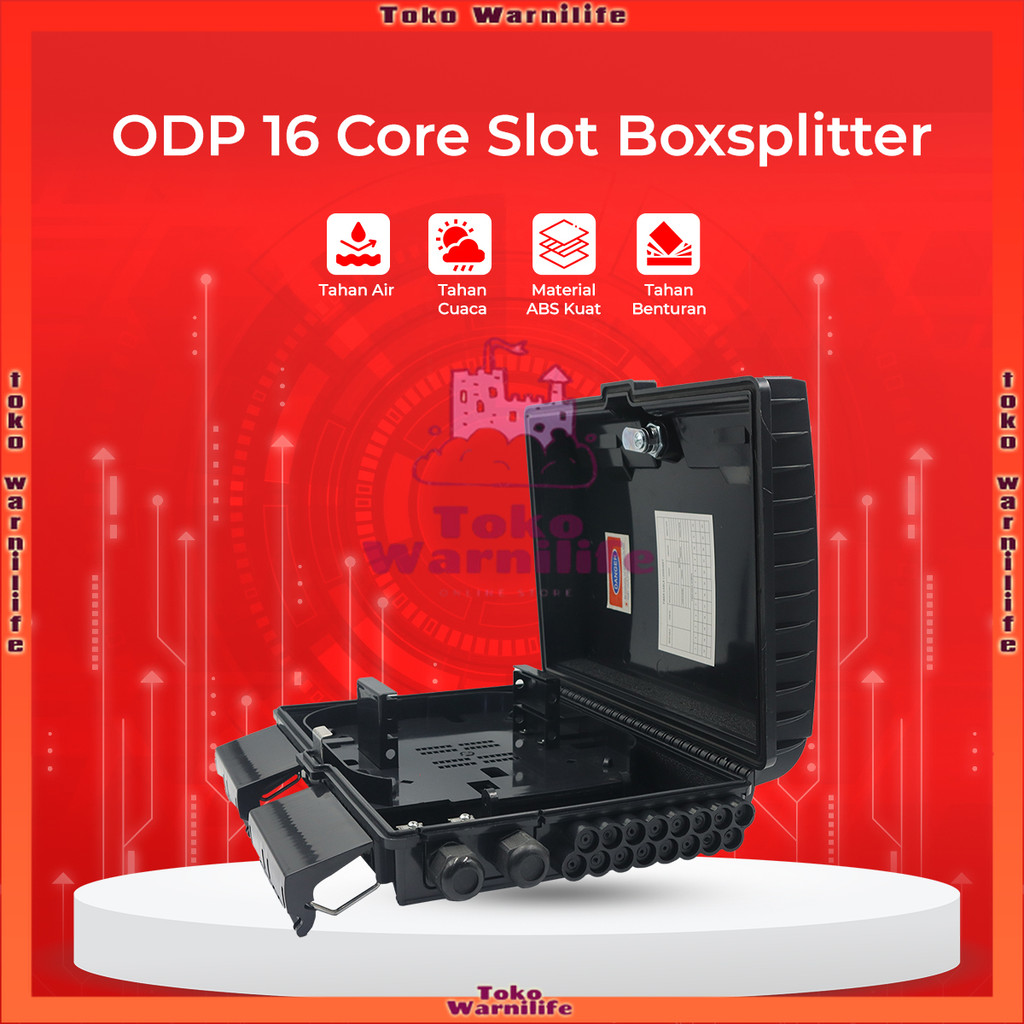 Empty NEWEST 1/16 ODP 16 Core Fiber Optic Double Lock PLC Model Random ...