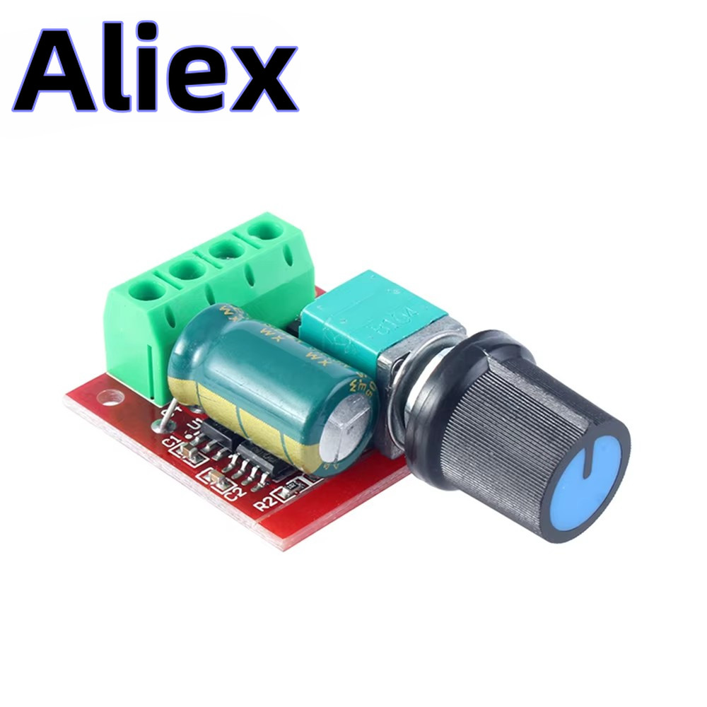 5A 90W PWM 12V DC Motor Speed Controller Module DC-DC 4.5V-35V Low ...