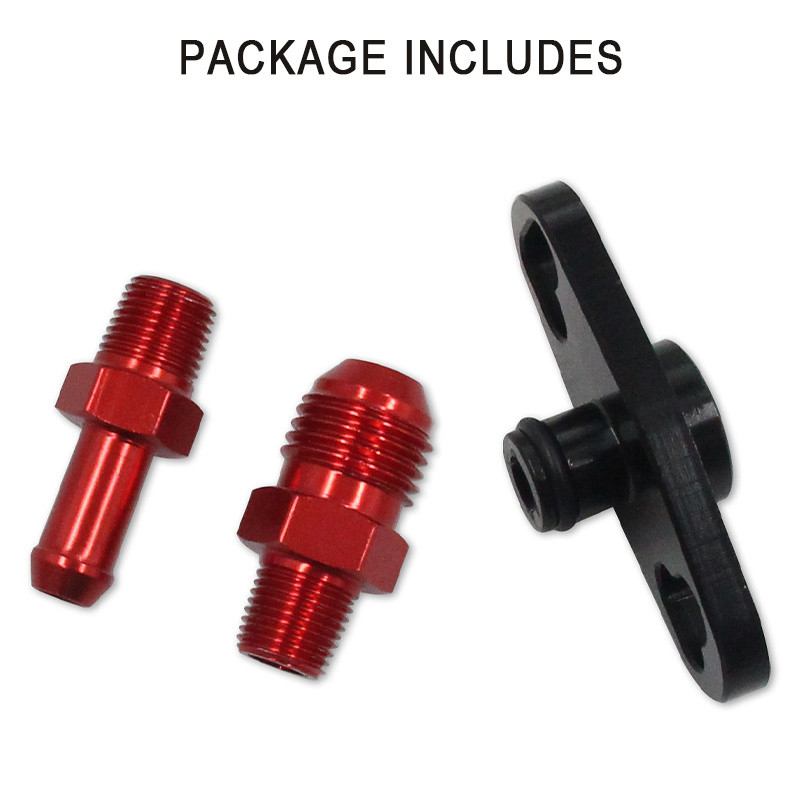 Fuel Pressure Regulator Adapter Fuel Rail Adapter Kit With 1/8NPT ...