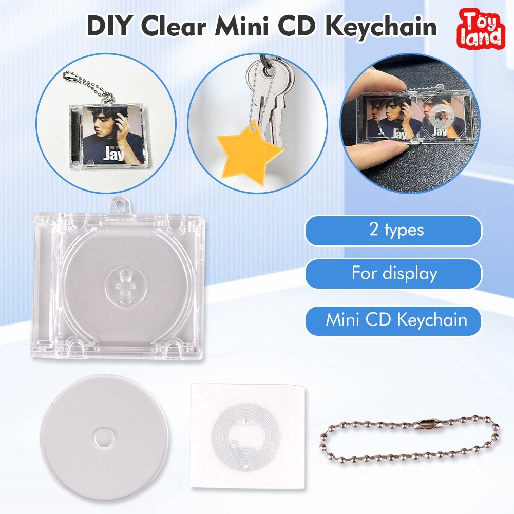 Mini CD Case Pendant CD Player Shaped For DIY Keychain Peripheral ...