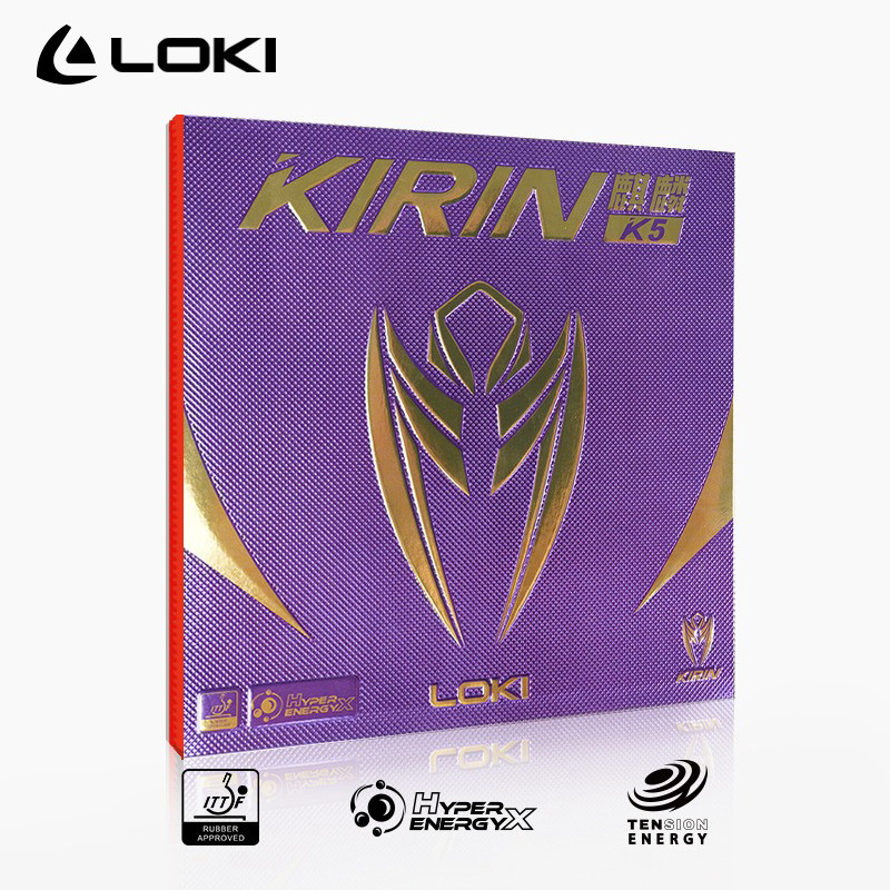 Original LOKI KIRIN K5 Table Tennis Rubber Non-sticky Ping Pong Rubber with High Elasticity Pre ...