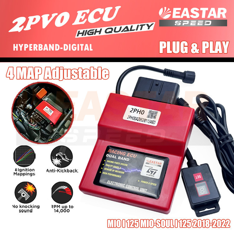 2PH0 ECU (24 PIN )ADJUSTABLE FOR MIO I 125 MIO-SOUL I125 2018-2022 ...