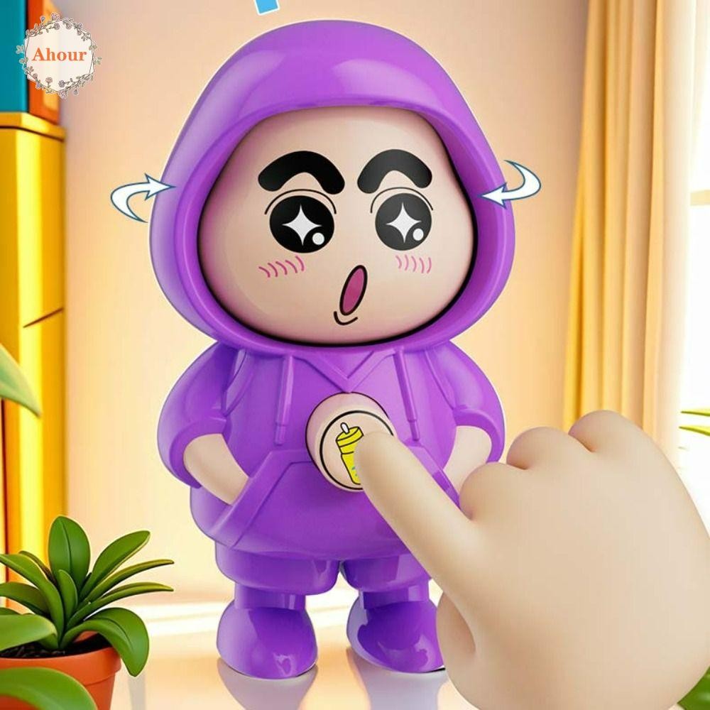 AHOUR Crayon Shin-chan Face Changing Doll, With Keychain Plastics Shin ...