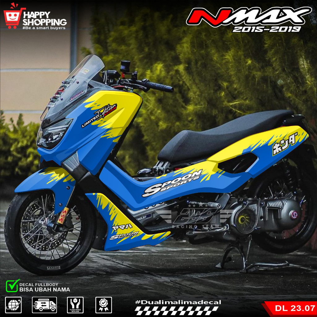 Old Yamaha Nmax Decal Sticker 2016 2017 2018 2019 Full Body Full Block ...