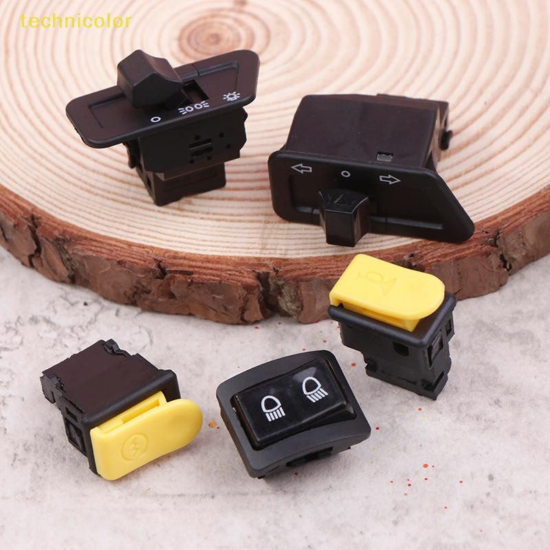 TCPH 5Pcs/Set Motorcycle Button Switch Head Light Horn Dimmer Turn ...