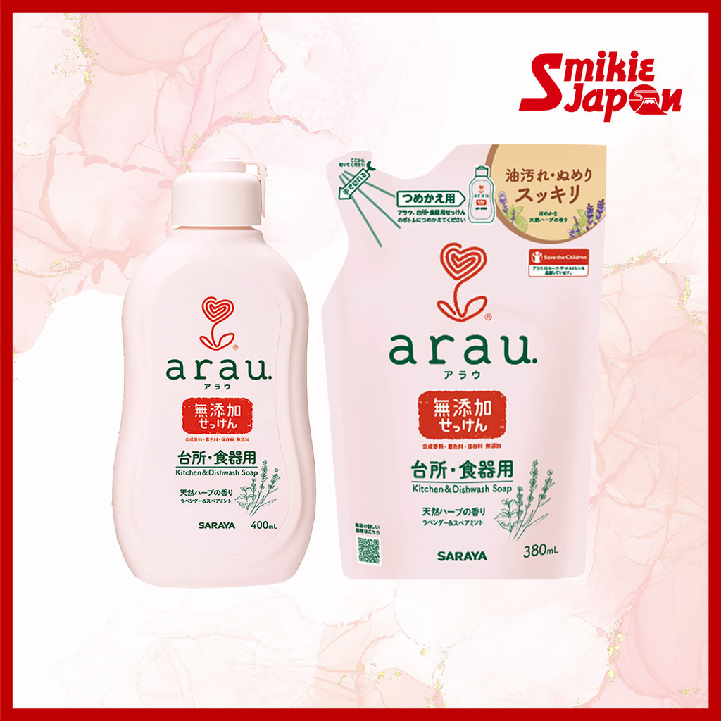 TOKYO SARAYA Arau Kitchen and Dish Soap 400ml/ Refill 380ml Direct From ...