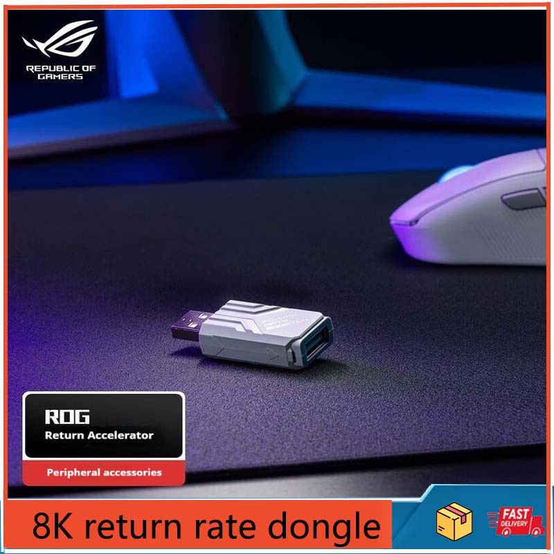 ROG wireless mouse 8K return rate dongle accelerator | Shopee Philippines