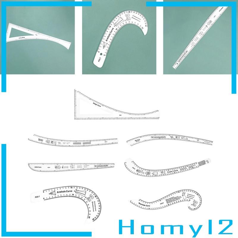 [HOMYL2] French Curve Ruler Sewing Ruler Dress Curve Rulers Dressmaking ...