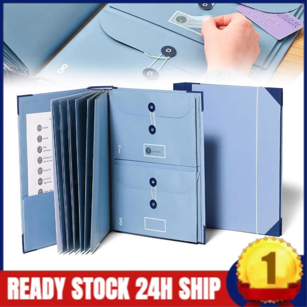 File Organizer Folders for Document Multipurpose File Binder Safe ...