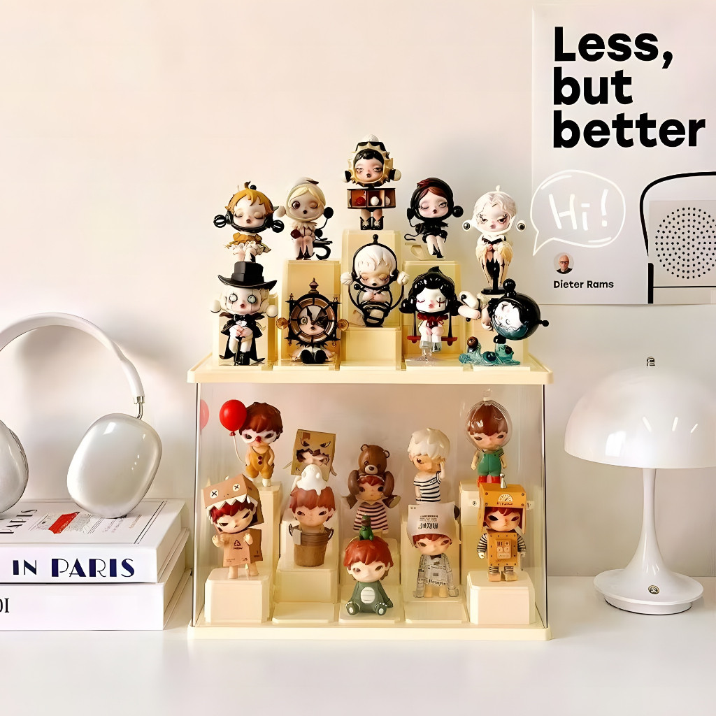 Acrylic Transparent Dustproof Chic DIY Blind Box Display Rack Toy ...