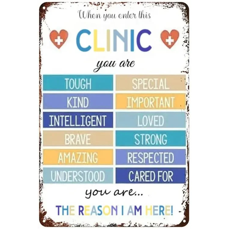 Health Office Poster Pediatric Clinic Decor Printable Health Room When ...