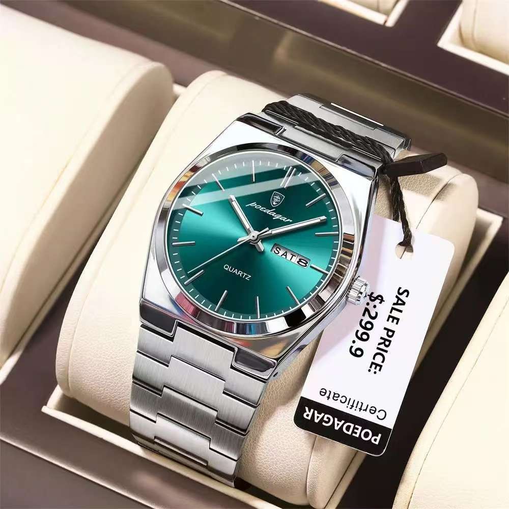 Poedagar Swiss New Swiss Watch Ultra Thin Luminous Quartz for Men ...