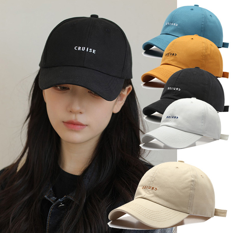 Challenge Cruise 5 Panel Embroidery Cotton Hat Curved Brim Cap Men And ...