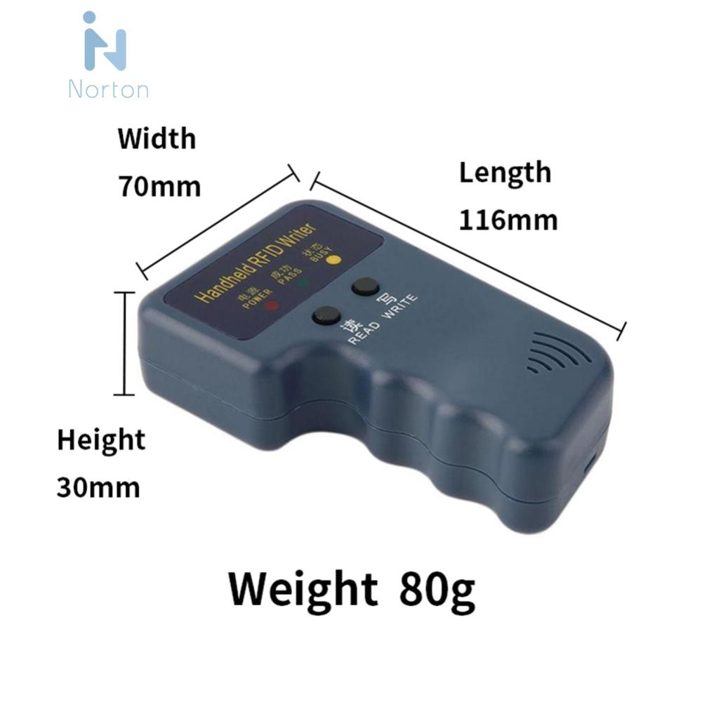 Handheld 125KHz RFID Copier ID Card Reader Writer Access Control Card ...