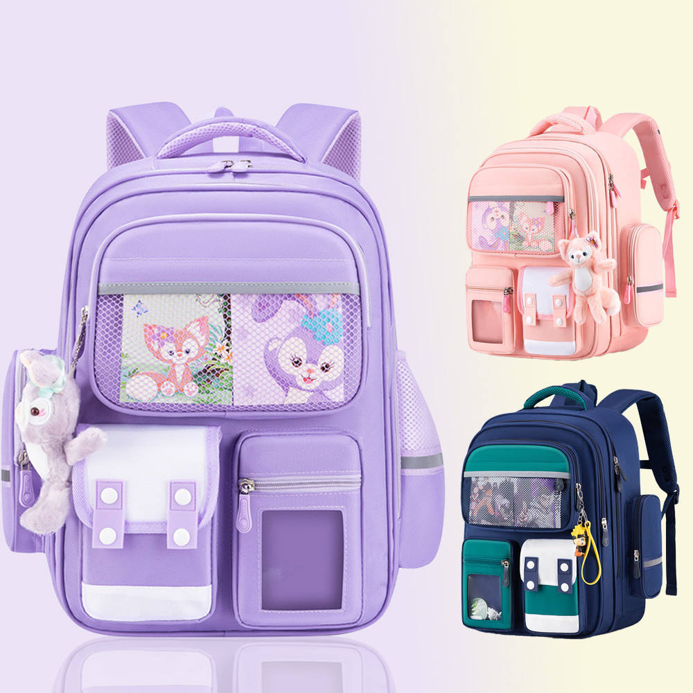 【COD Reday Stock】Waterproof Children School Bags For Girls Boys Kids ...
