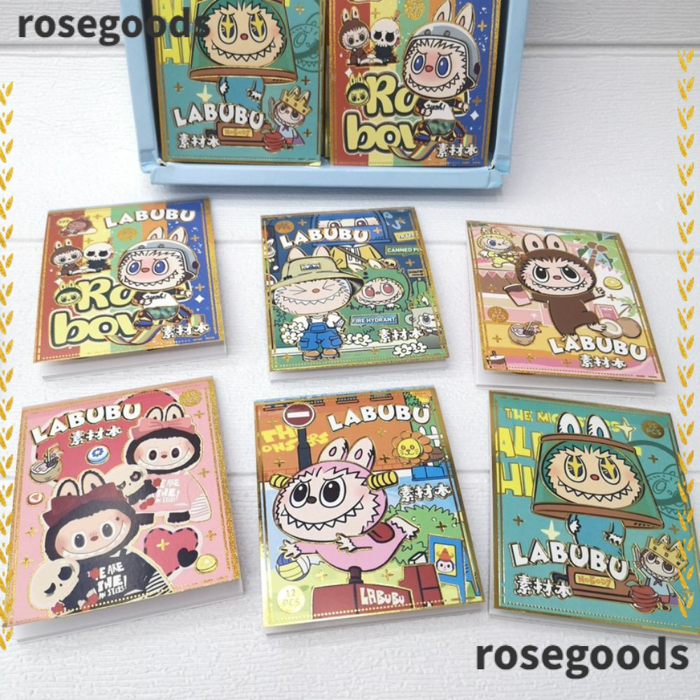 ROSEGOODS1 40 PCS Labubu Sticker, Paper Cute Labubu Stiker Toys ...