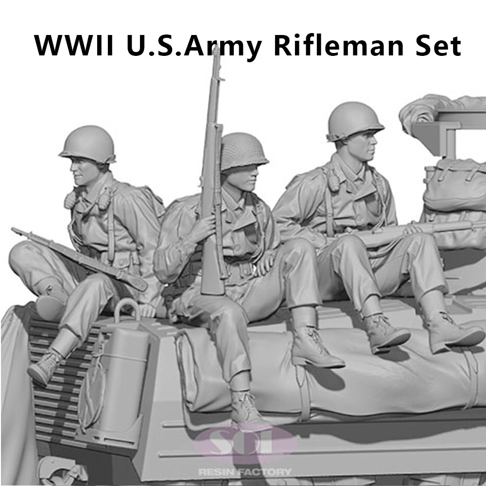 1/35 U.S.Army, Resin Model figure soldier, WWII Military themes ...