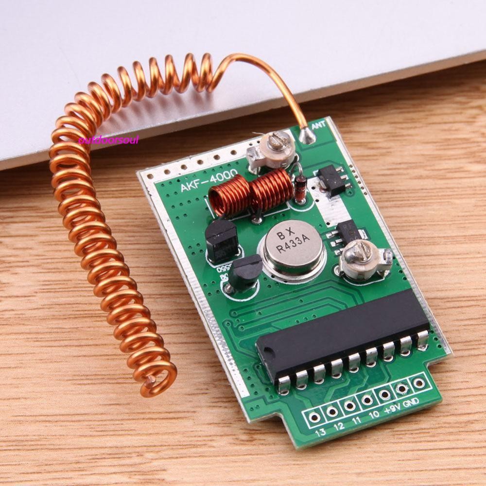 Large Power 4km Wireless Remote Control Transmitter Module Kit 433Mhz # ...