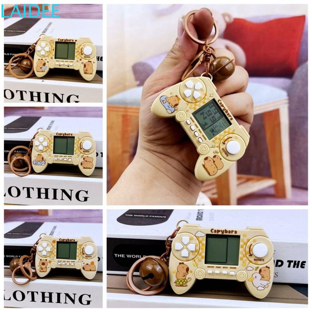 LAIDEE Mini Game Keychain, Game Controller Bag Charm Capybara Keychain ...