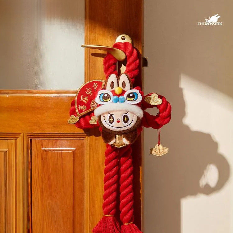Popmart POPMART Golden Snake New Year Doll-LABUBU Plush Door Hanging ...