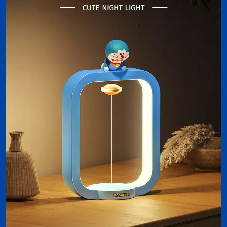 Doraemon Magnetic Suspension Lamp Creative Cartoon Home Night Light ...
