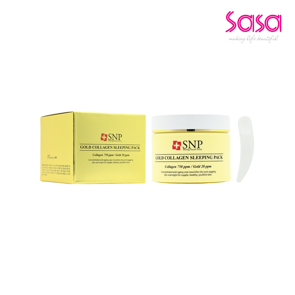 SNP Gold Collagen Sleeping Pack (100g) | Shopee Philippines
