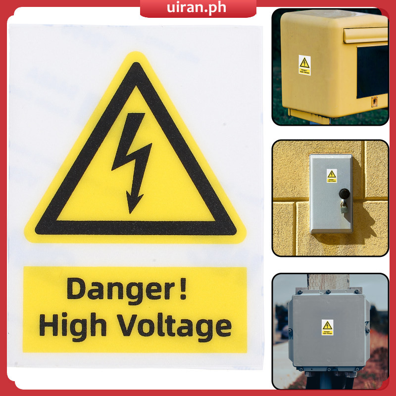 Sticker Sign Stickers Please High Voltage Electric Labels Electrical ...